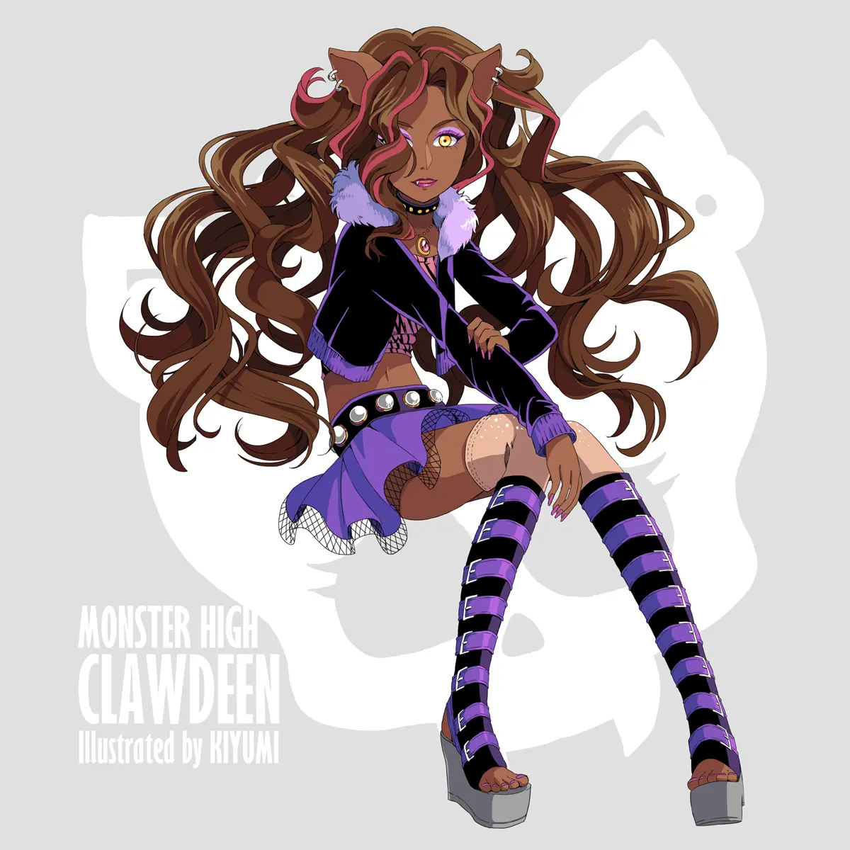 Clawdeen wolf anime : investigando el entorno de la hija de hombre lobo ...