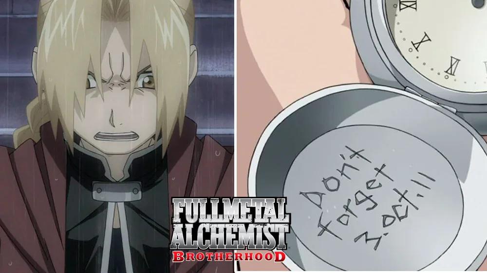 Fullmetal alchemist: el significado del reloj y el 3 de octubre | Mundo ...